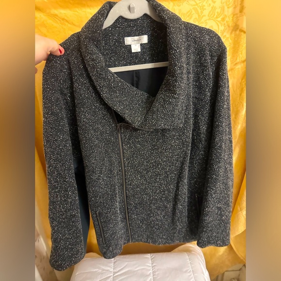 CJ Banks | Jackets & Coats | Cj Banks Jacket With Asymmetrical Zip ...